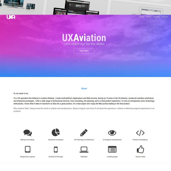 UXA Portfolio & Branding | iBarel