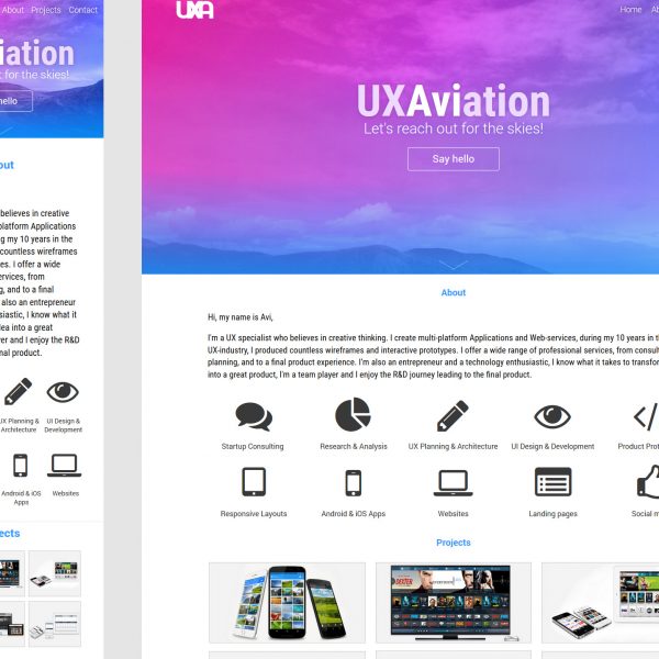 UXA Portfolio & Branding | iBarel